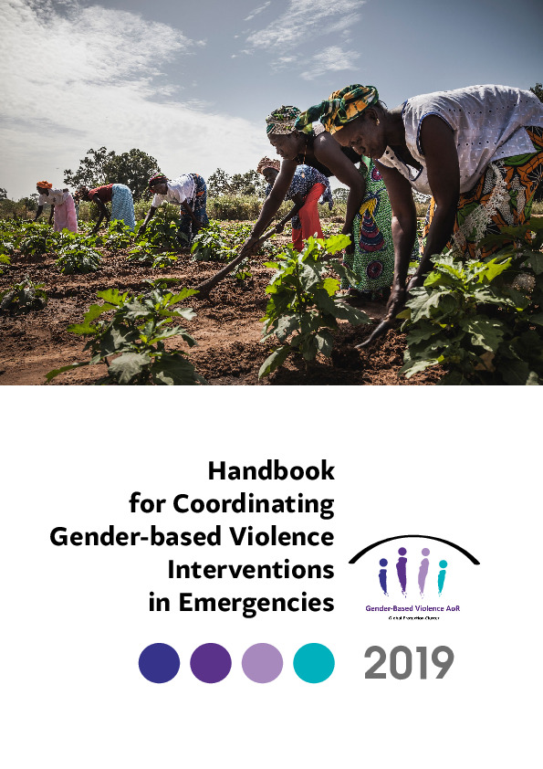Handbook for Coordinating Gender-Based Violence Interventions in Emergencies | Global Protection ...