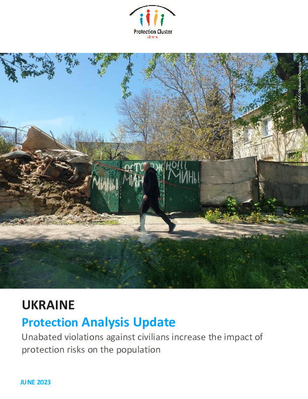 Ukraine Protection Analysis Update | Global Protection Cluster