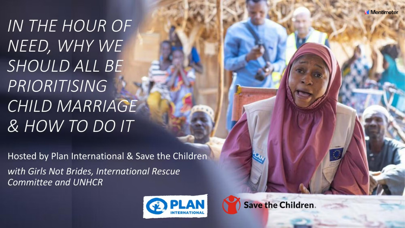 Presentation: Why we should be prioritising child marriage and how to ...