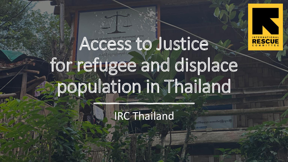 Thailand - Access to Justice | Global Protection Cluster