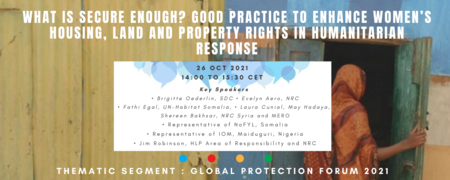 Upcomming Events | Global Protection Cluster