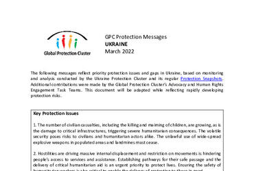 Ukraine Protection Analysis Update | Global Protection Cluster
