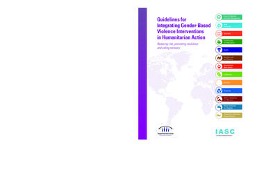 Inter-Agency Minimum Standards for Gender-Based Violence in Emergencies ...