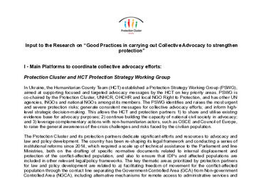 IASC Policy on Protection in Humanitarian Action | Global Protection ...