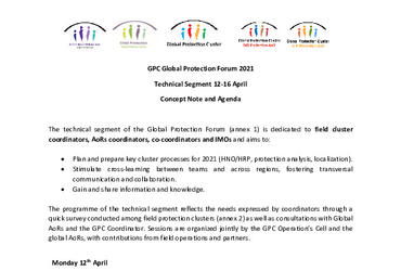 GPC Protection Mainstreaming Toolkit | Global Protection Cluster