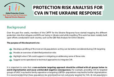 Syria: HLP Guidance Note for Mine Action (2018) | Global Protection Cluster