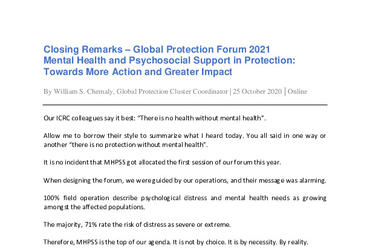 IASC Policy on Protection in Humanitarian Action | Global Protection ...