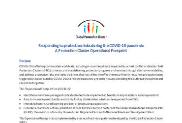 IASC Policy on Protection in Humanitarian Action | Global Protection ...