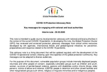 Protection Risks: Explanatory Note | Global Protection Cluster