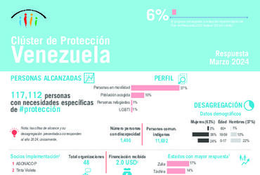 Clúster de Protección Venezuela: Reporte Mensual Junio 2024 | Global ...